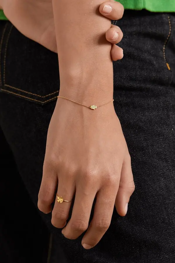 JENNIFER MEYER Mini Clover Ring