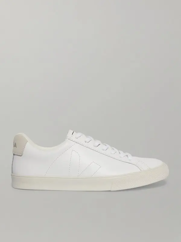 VEJA Net Sustain Esplar Leather Sneakers - White