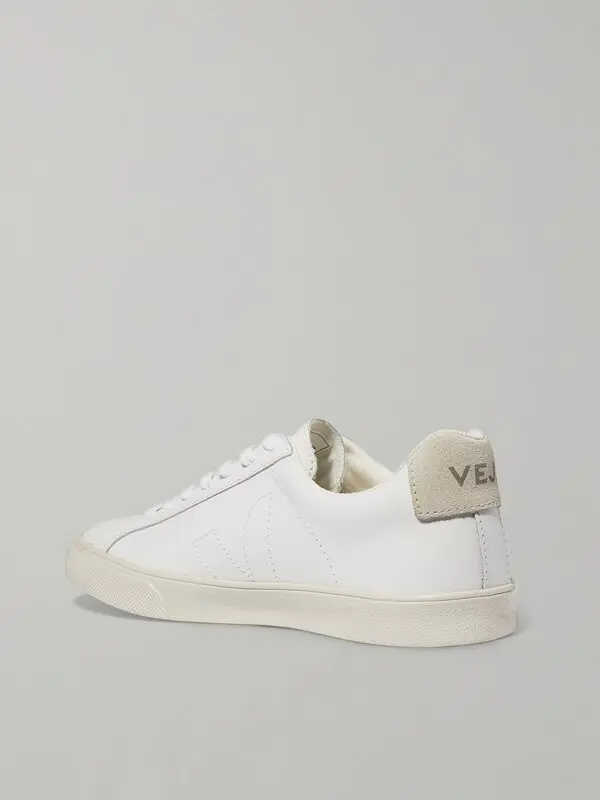 VEJA Net Sustain Esplar Leather Sneakers - White