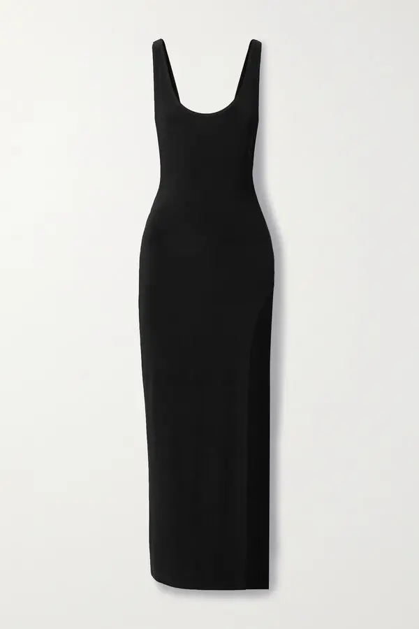 Norma Kamali Marissa Stretch-jersey Midi Dress