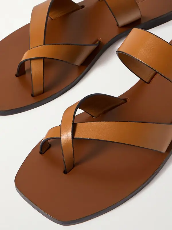A.emery Carter Leather Slides
