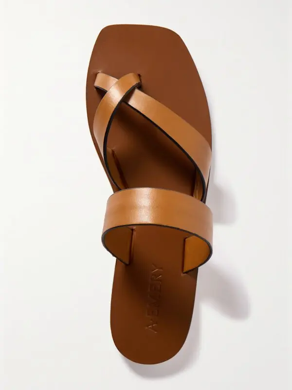 A.emery Carter Leather Slides