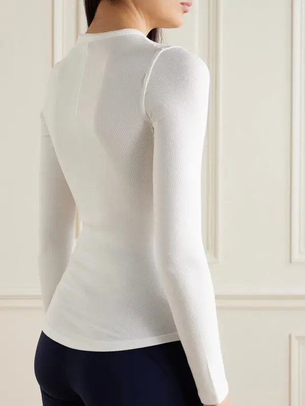 Lululemon Hold Tight Ribbed Stretch-modal T-shirt