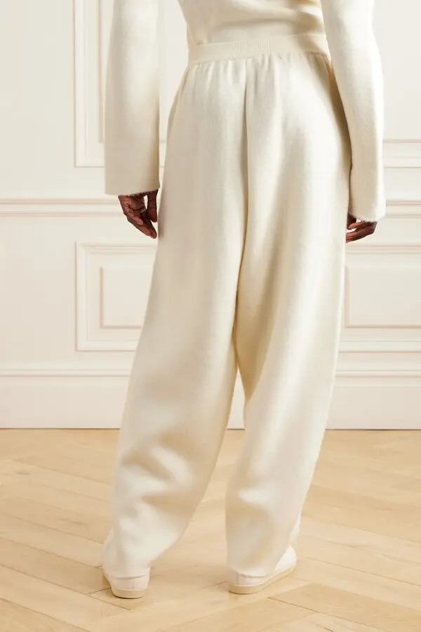 THE ROW Ednah Merino Wool Tapered Trousers