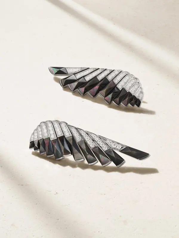 GARRARD Wings Rising Earrings - Gold