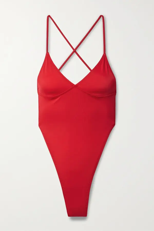 Norma Kamali Mio One-piece Swimsuit - Red