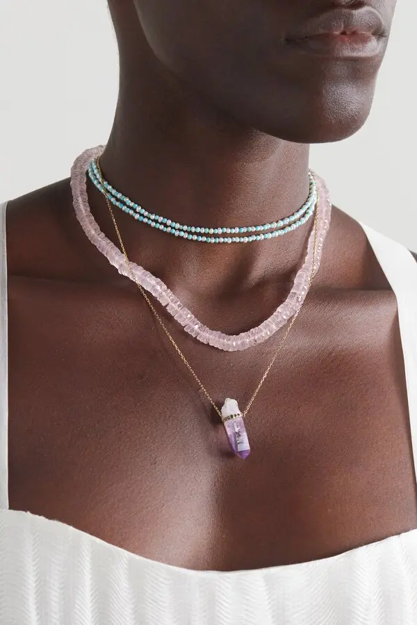 Jia Jia Veracruz Amethyst, And Diamond Necklace