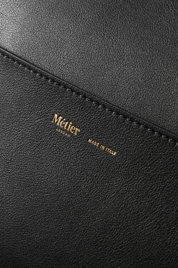 METIER Incognito 36 Leather Tote - Black