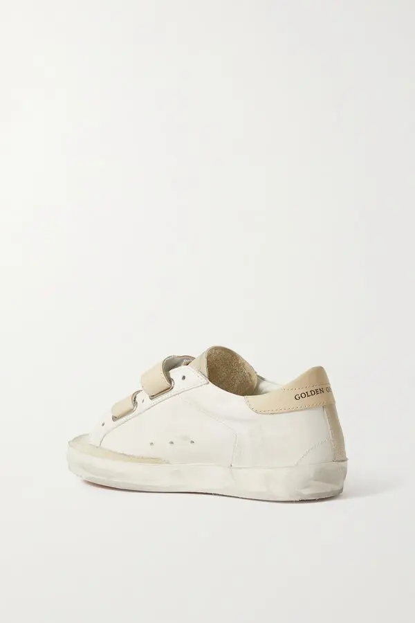 GOLDEN GOOSE Old School Glittered Sneakers