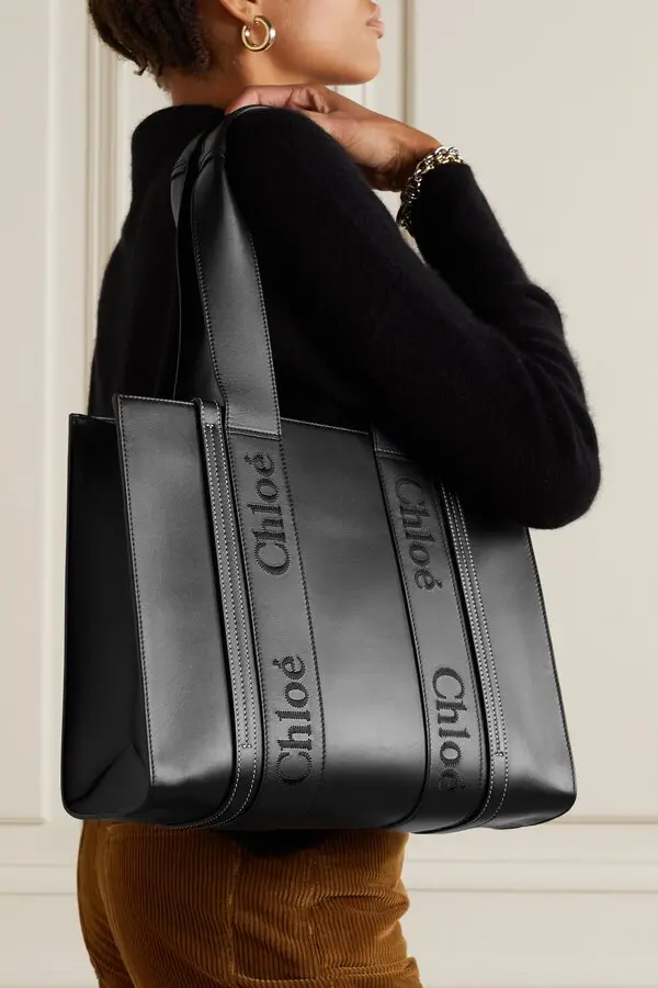 Chloé Woody Medium Leather Tote
