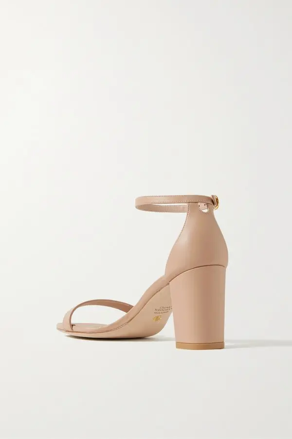 STUART WEITZMAN Nudistcurve Leather Sandals