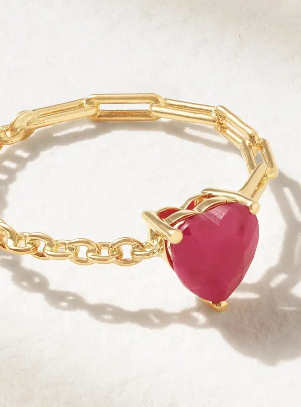 Yvonne Léon 18-karat Gold Ruby Ring