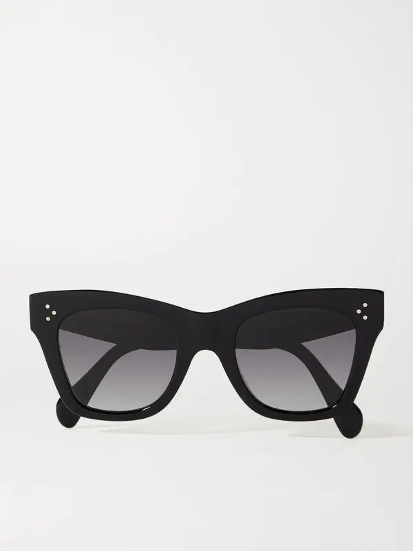 Celine Oversized Cat-eye Sunglasses - Black
