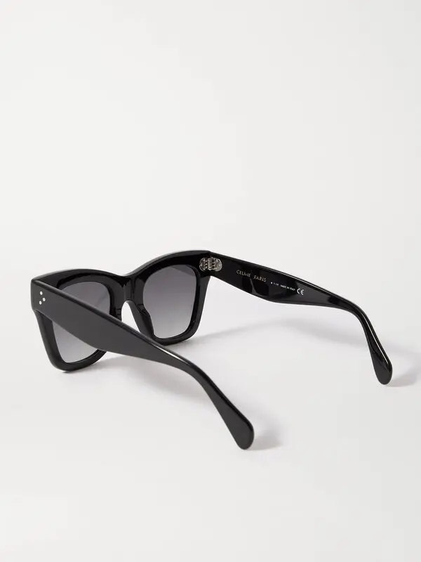 Celine Oversized Cat-eye Sunglasses - Black