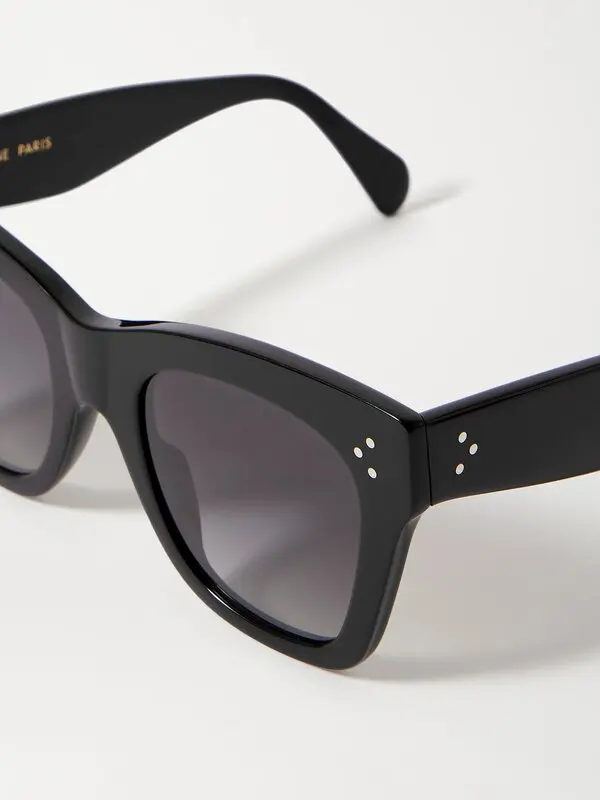 Celine Oversized Cat-eye Sunglasses - Black