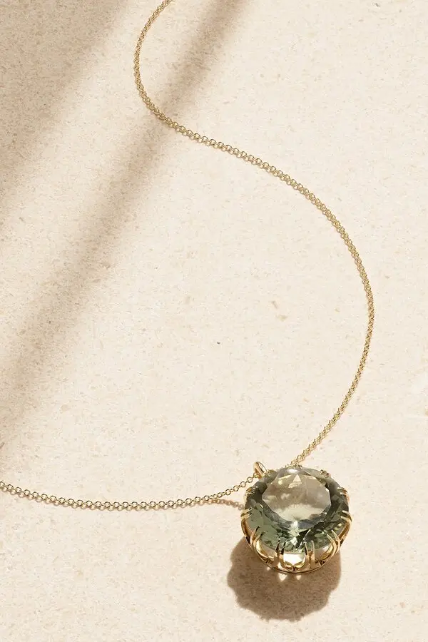 Ileana Makri Crown 18-karat Amethyst Pendant Necklace - Gold
