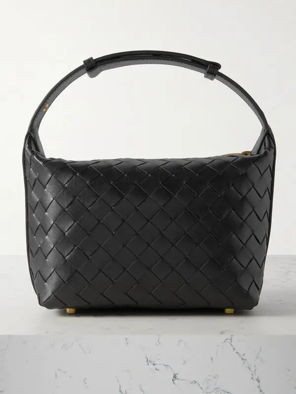 Bottega Veneta Wallace Mini Intrecciato Leather Shoulder Bag
