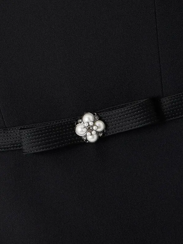 Versace Embellished Strapless Mini Dress