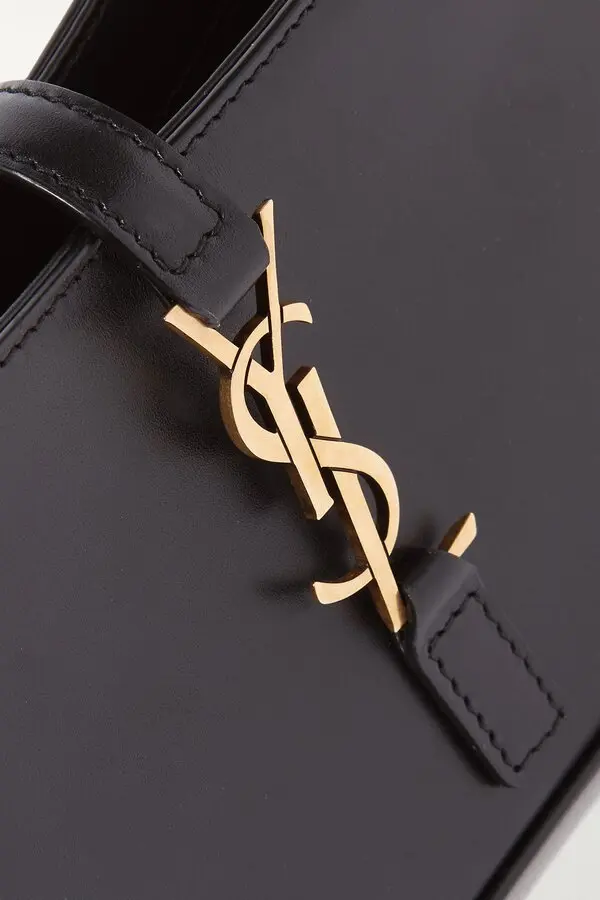 Saint Laurent Le 5 À 7 Mini Leather Shoulder Bag - Black