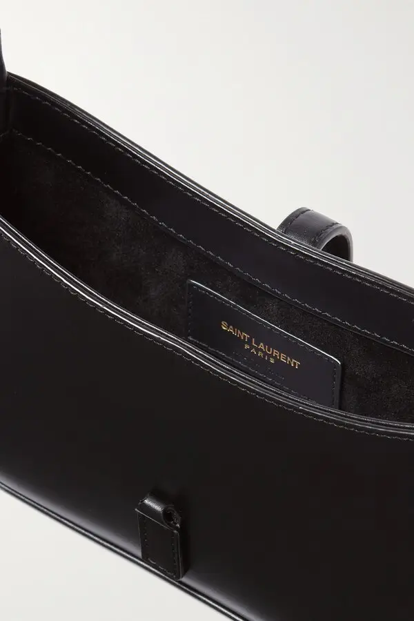 Saint Laurent Le 5 À 7 Mini Leather Shoulder Bag - Black