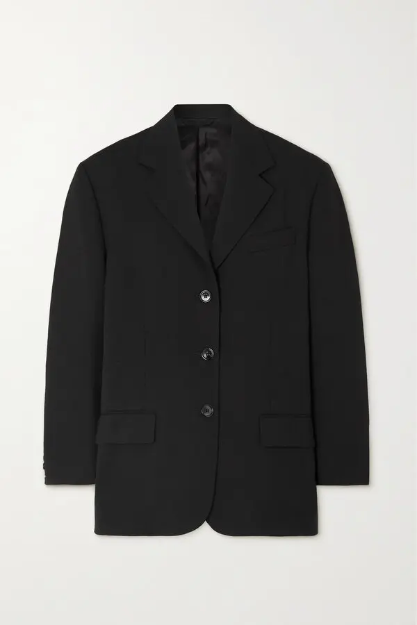 Acne Studios Net Sustain Oversized Recycled Woven Blazer