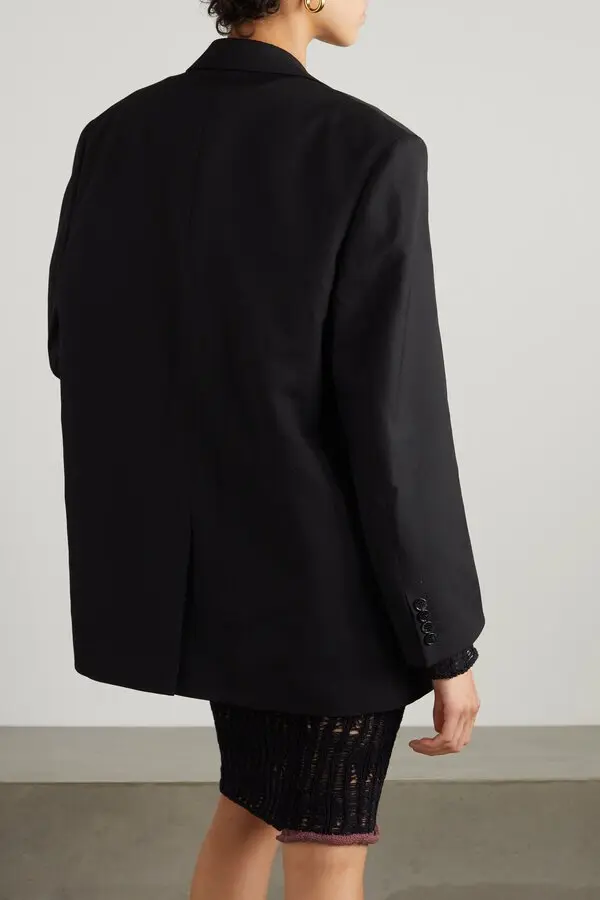 Acne Studios Net Sustain Oversized Recycled Woven Blazer