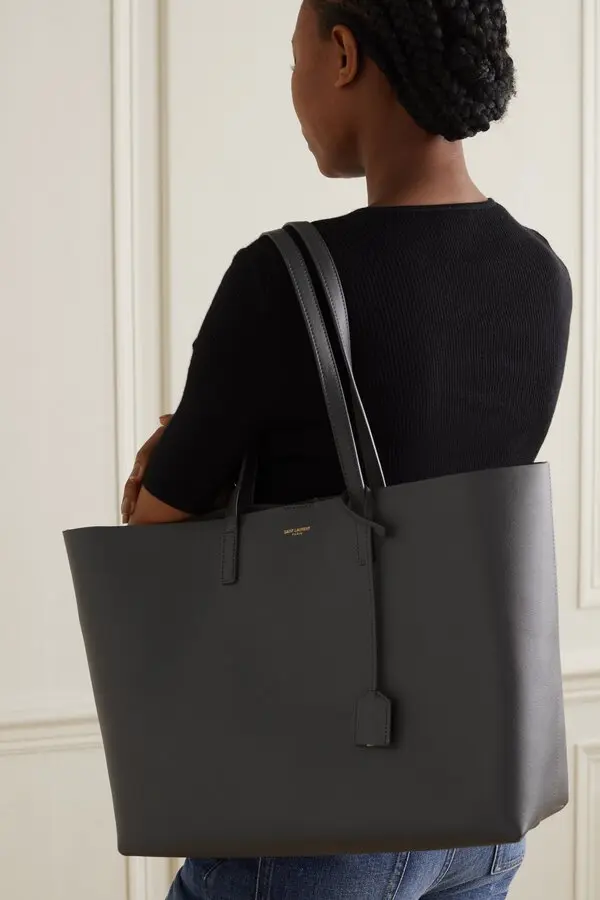 Saint Laurent East/west Leather Tote