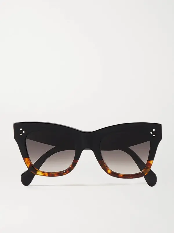 Celine Oversized Cat-eye Sunglasses - Black