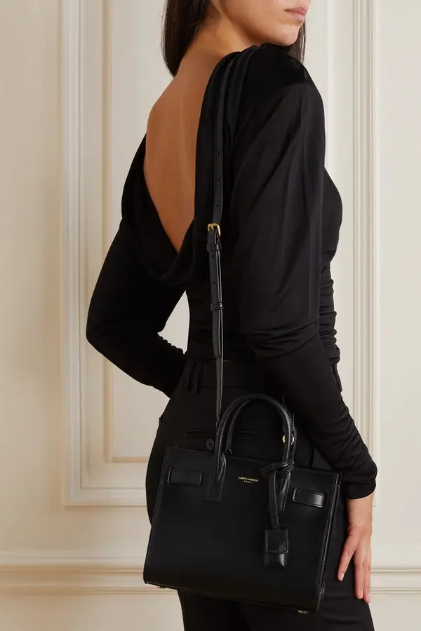 Saint Laurent Sac De Jour Nano Leather Tote - Black