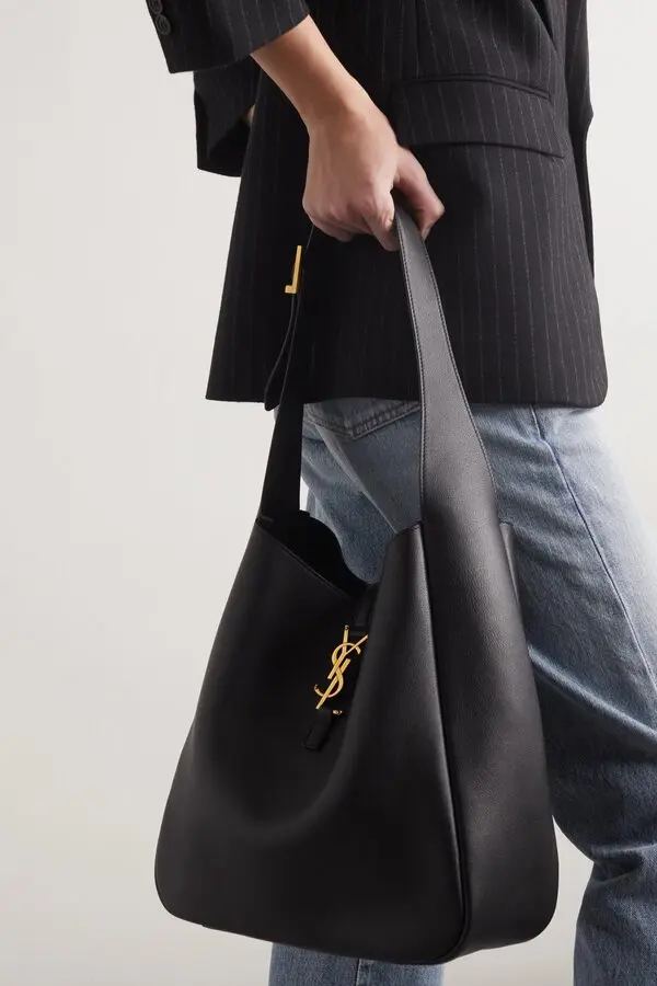 Saint Laurent Le 5 À 7 Supple Large Leather Shoulder Bag - Black