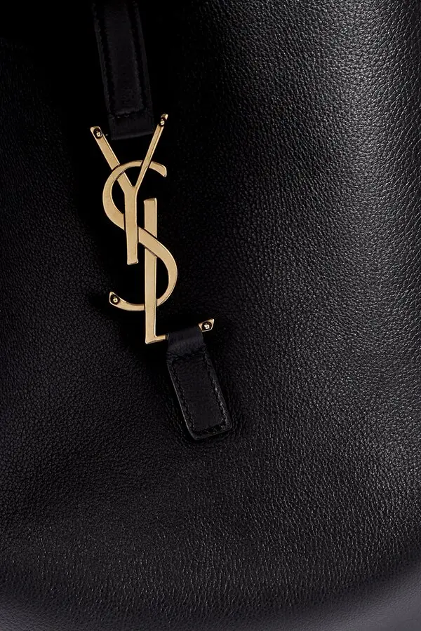 Saint Laurent Le 5 À 7 Supple Large Leather Shoulder Bag - Black