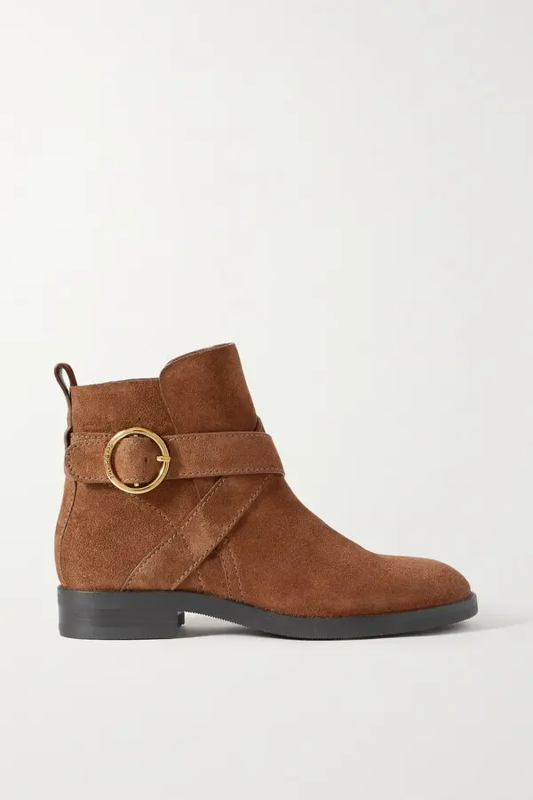 See By Chloé Lyna Suede Ankle Boots