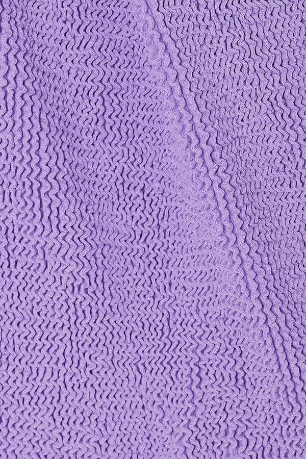 Hunza G Crinkle™ Square Neck One-piece Swimsuit - Purple