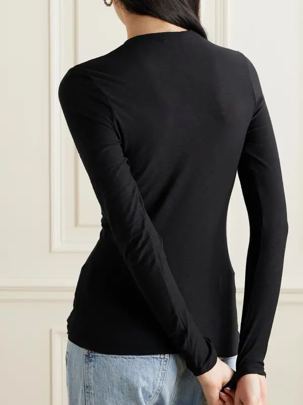 JAMES PERSE Slub Cotton-jersey Top