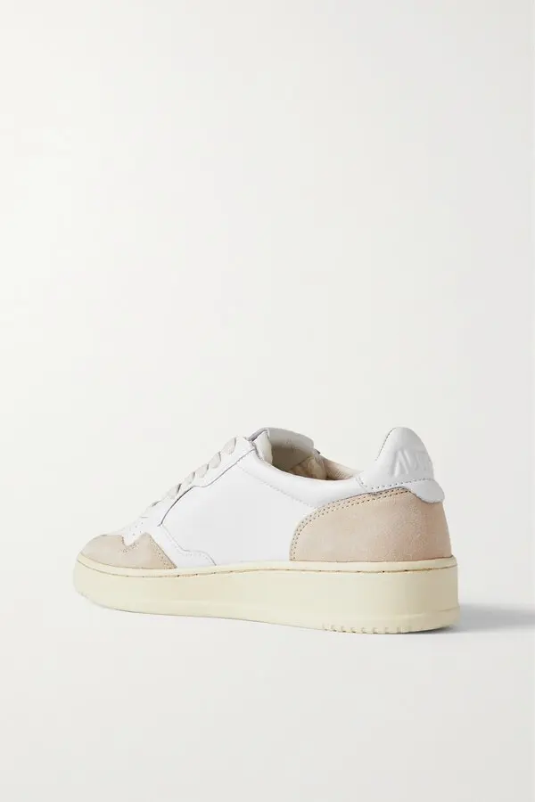 AUTRY Medalist Low Leather And Suede Sneakers - White