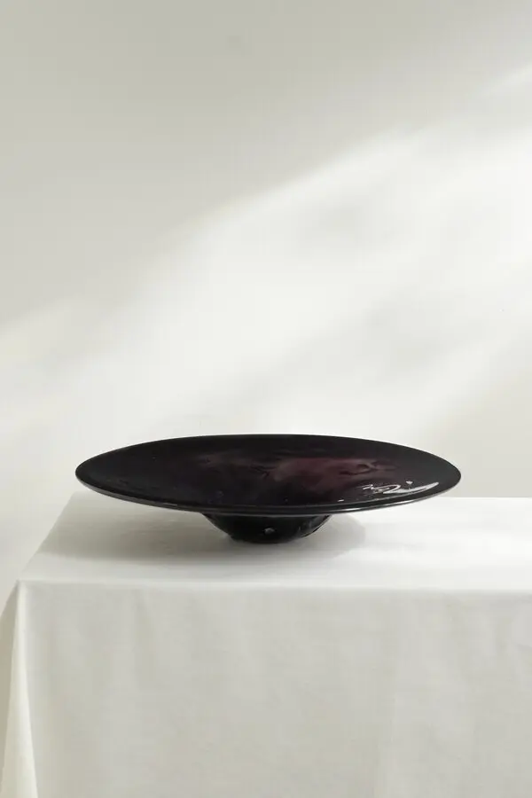 LOUISE ROE Sophia Roe S.r Collection Glass Tray - Black