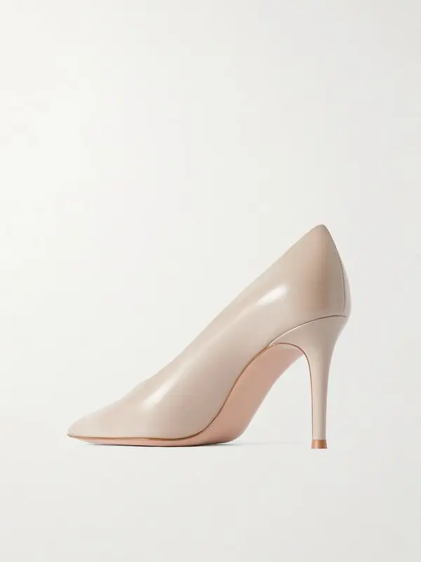 GIANVITO ROSSI Tokio 85 Leather Pumps