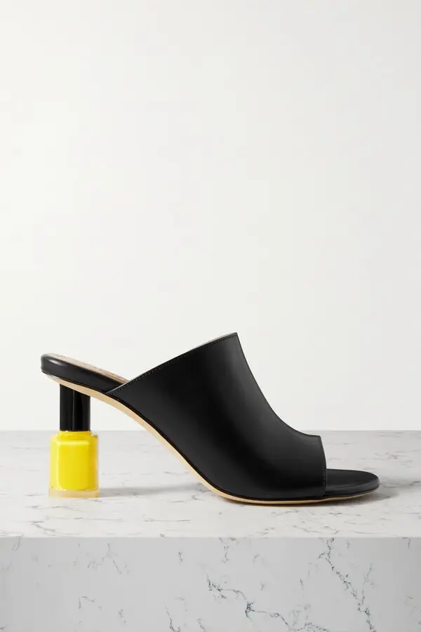 Loewe Nail Polish Leather Mules