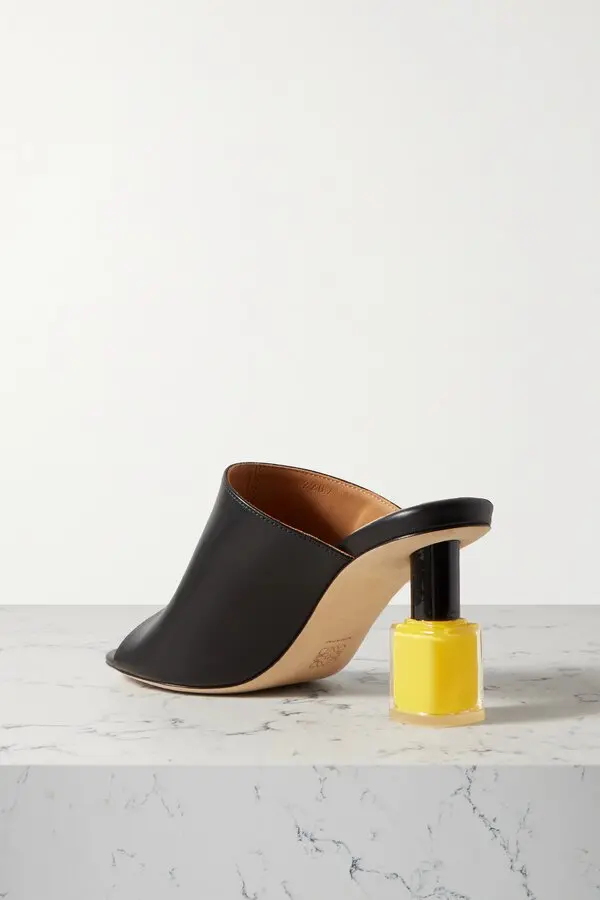 Loewe Nail Polish Leather Mules