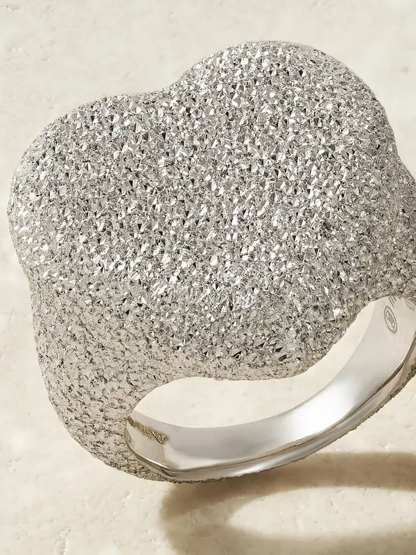Carolina Bucci 18-karat White Heart Ring
