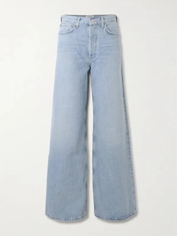 AGOLDE Dame High-rise Wide-leg Jeans