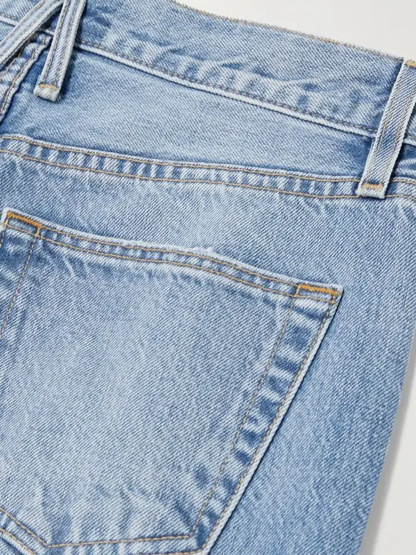 SLVRLAKE Selena Mid-rise Wide-leg Jeans - Blue