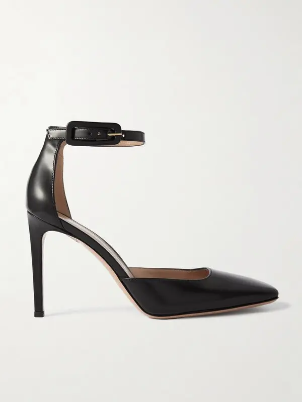 GIANVITO ROSSI Tokio Glossed-leather Pumps