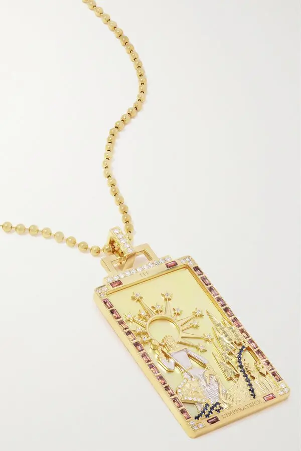 Sorellina The Empress 18-karat Multi-stone Necklace - Gold