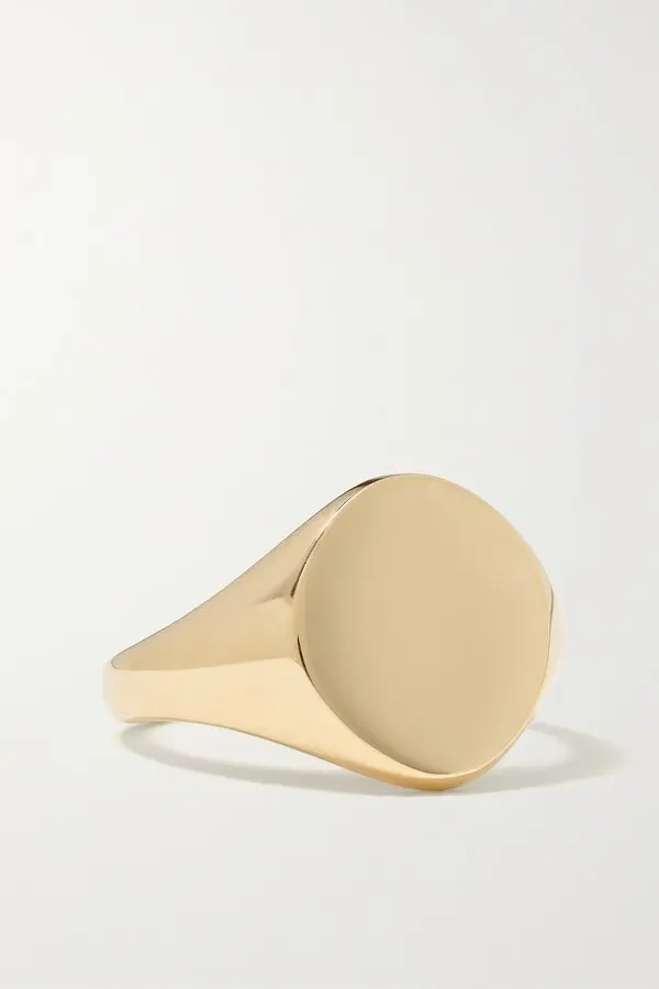 Mateo 14-karat Signet Ring - Gold