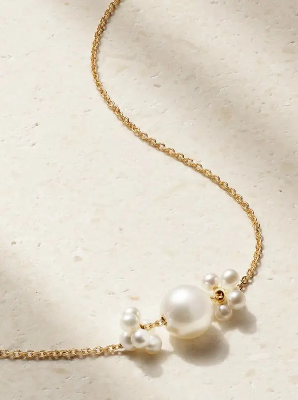 Sophie Bille Brahe Orangerie De Perles Necklace - Gold