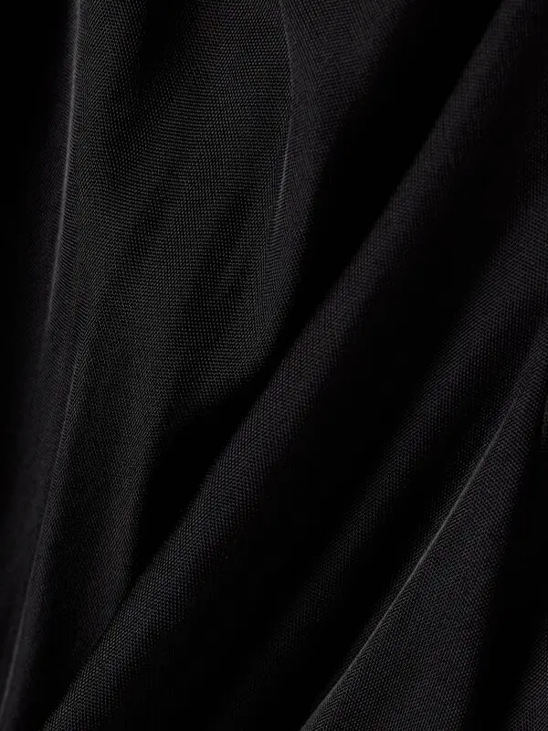Helmut Lang Draped Satin-jersey Midi Dress