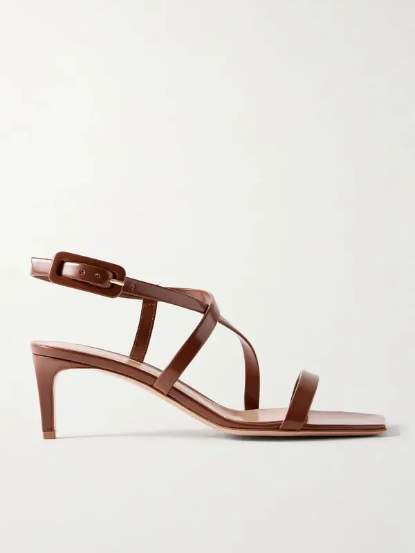 GIANVITO ROSSI Lindsay 55 Leather Sandals