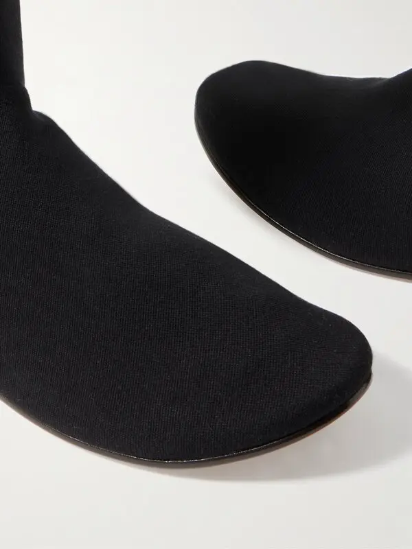 LESET Louis Stretch-ponte Sock Boots