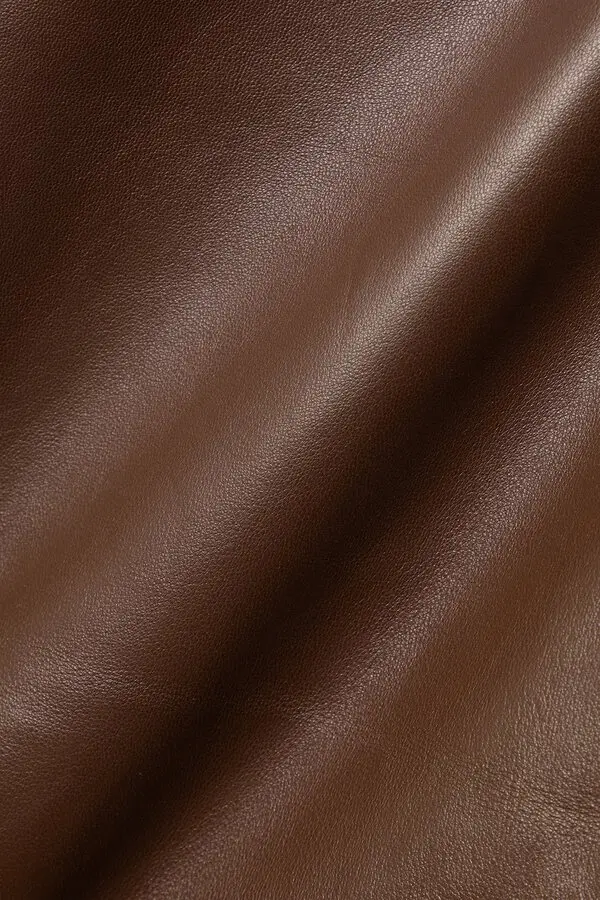 GOLDSIGN Trey Straight-leg Leather Pants
